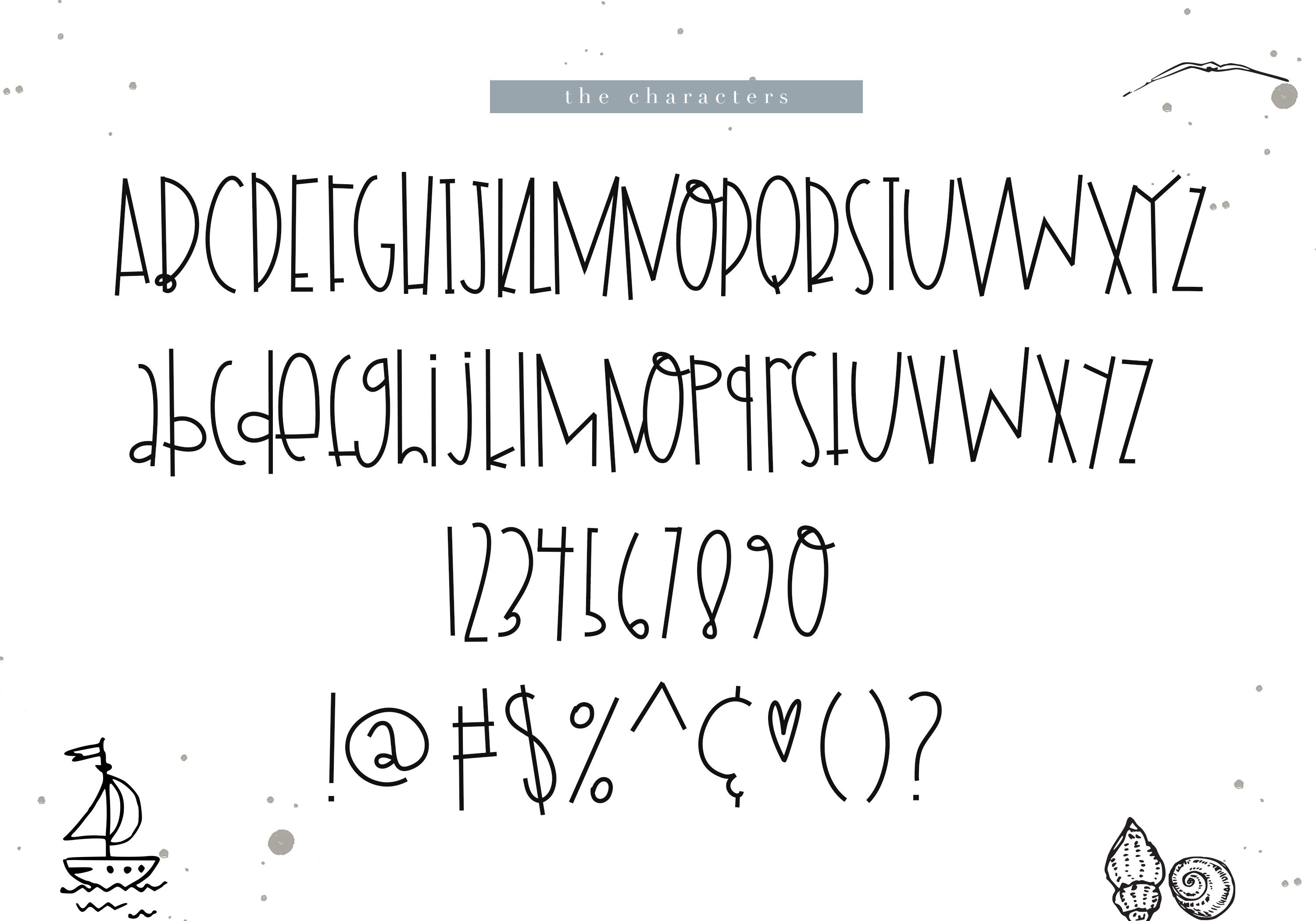 Beach Shop, Quirky Handwritten Font, Crafting Fonts, Fonts for Cricut ...