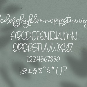 Guilty Font Modern Handwritten Script Font Cricut Fonts - Etsy