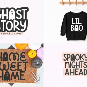 Halloween Font Bundle, Spooky Fonts, Dripping Font, Cricut Font Bundle ...