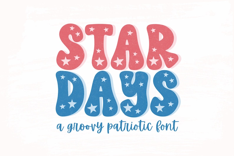 Star Days Font Fourth of July Font Cricut Font July 4th - Etsy