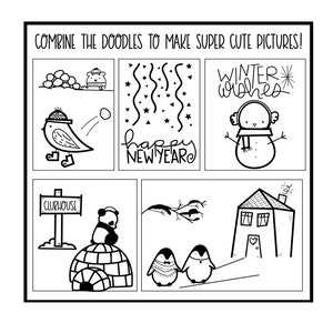 Winter Wishes - A Hand-drawn Doodle Font - Winter/christmas - TTF - Etsy