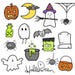 Cute Fall and Halloween Clip Art - Halloween Illustrations, Fall ...