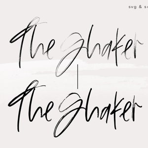 The Shaker A Handwritten Signature Script Font / Modern Calligraphy ...