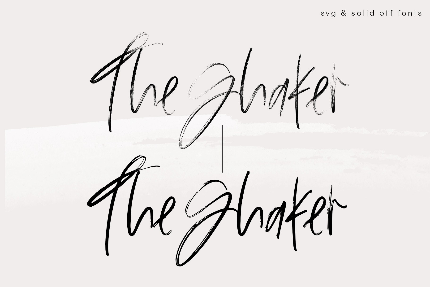 The Shaker A Handwritten Signature Script Font / Modern | Etsy