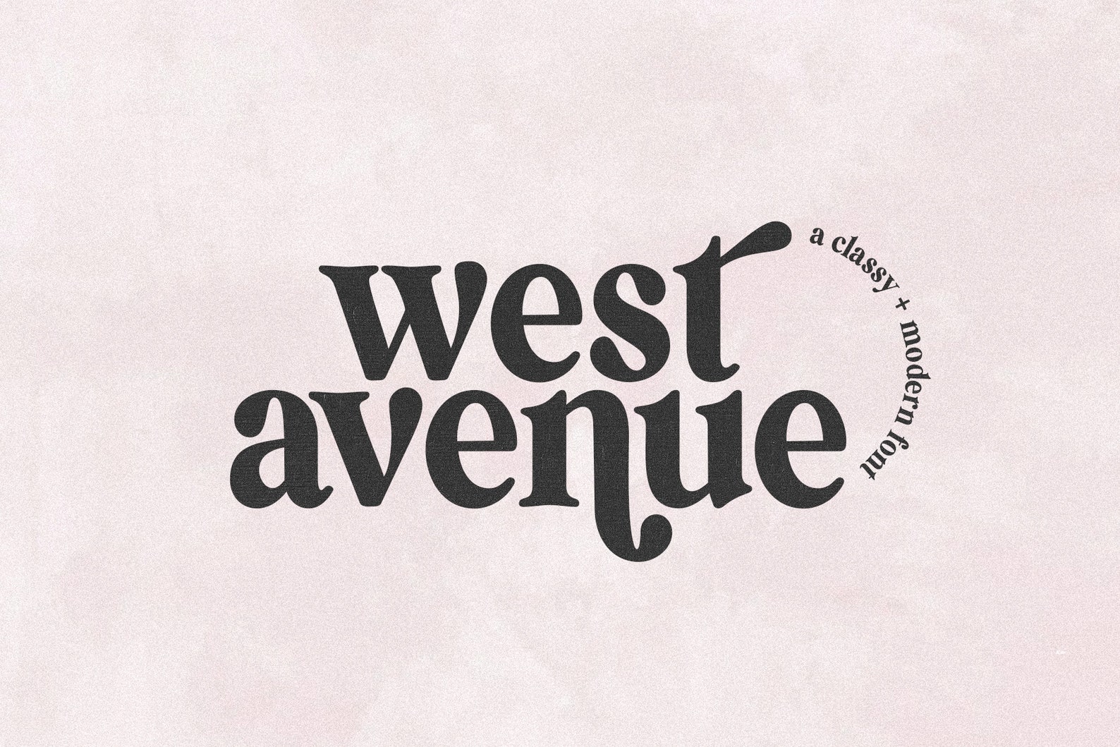 West Avenue Font - Serif Font, Modern Font, Swash Font, Fonts for ...