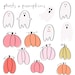 Pumpkins Clip Art, Modern Clip Art, Boho Halloween, Cute Ghosts, Spooky ...