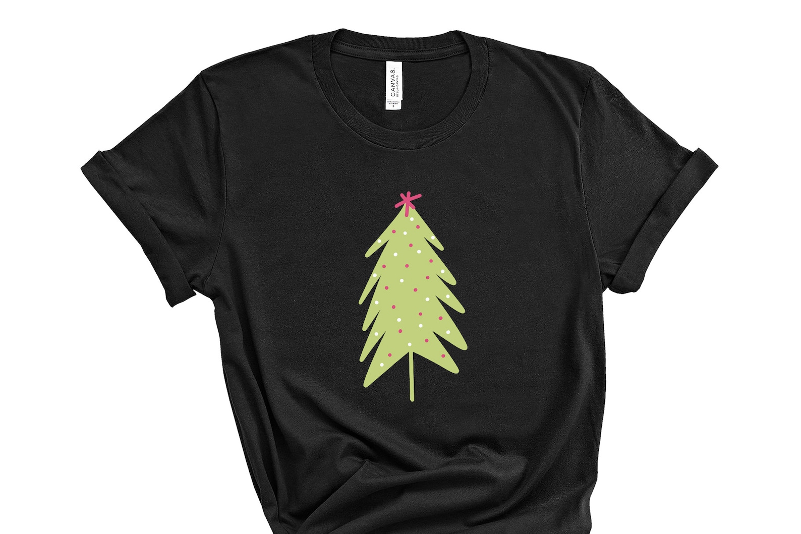 Boho Christmas Trees Clip Art Modern & Messy Clip Art | Etsy