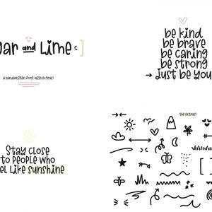 Font Bundle - Cute Fonts, Handwriting Fonts, Cricut Font Bundle ...