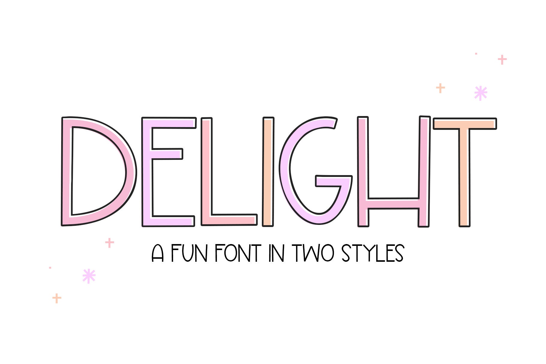Delight Font Handwritten Font Cricut Font Procreate Font - Etsy