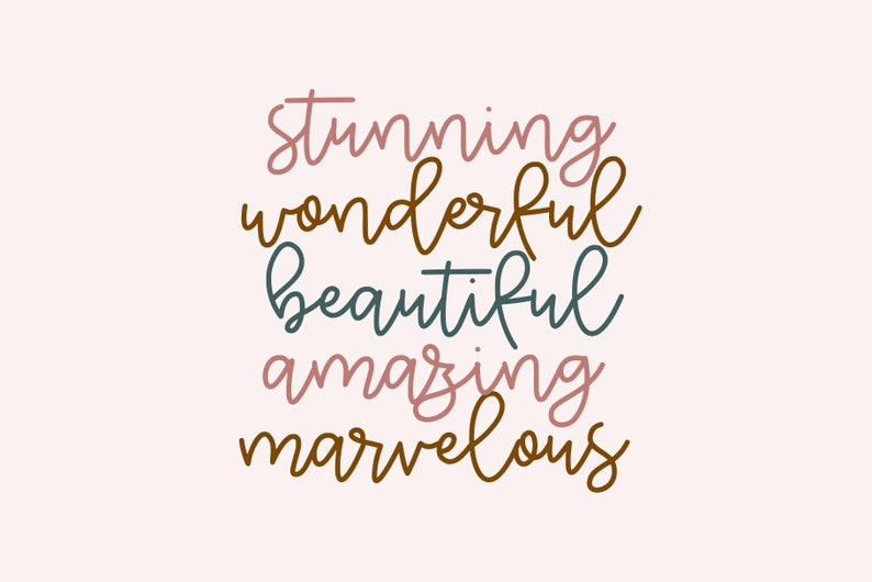 Whatever Font Handwritten Script Font Cricut Fonts Cursive - Etsy