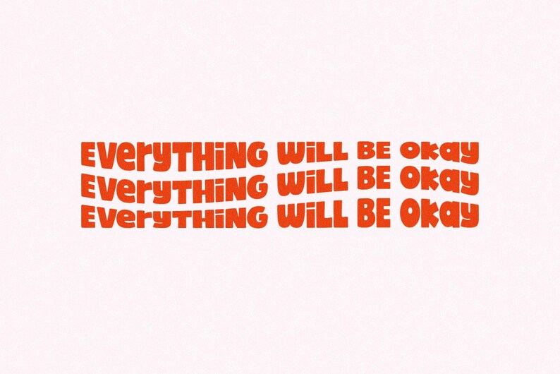 Like Okay Font - Bubbly Font, Cricut Fonts, Procreate Fonts, Canva ...