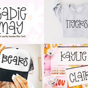 Font Bundle - Cricut Font, Cute Fonts, Cricut Font Bundle, Script Fonts ...