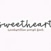 Sweetheart Font Handwritten Script Font, Cricut Fonts, Cursive Font ...