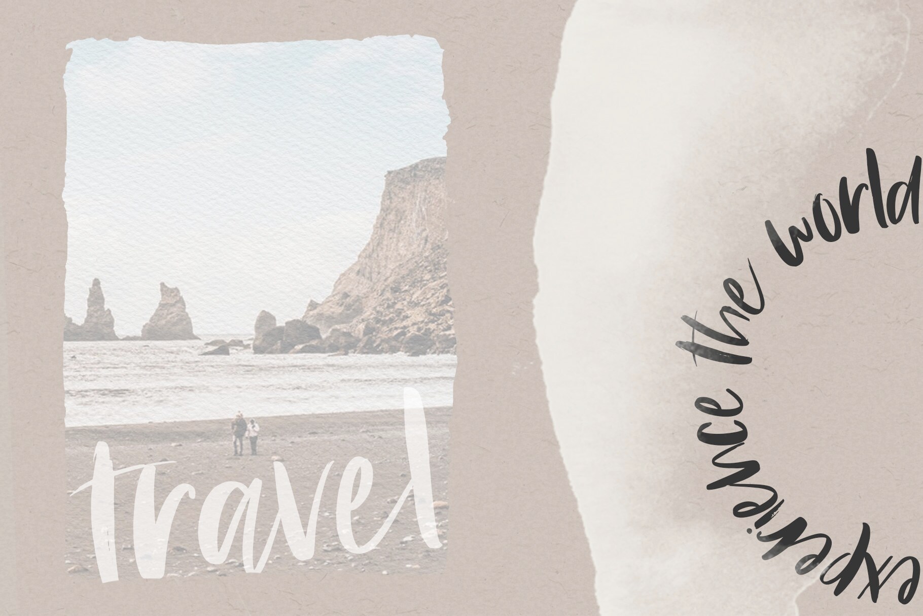 Island Tea A Chic Handwritten Brush Font TTF / OTF | Etsy