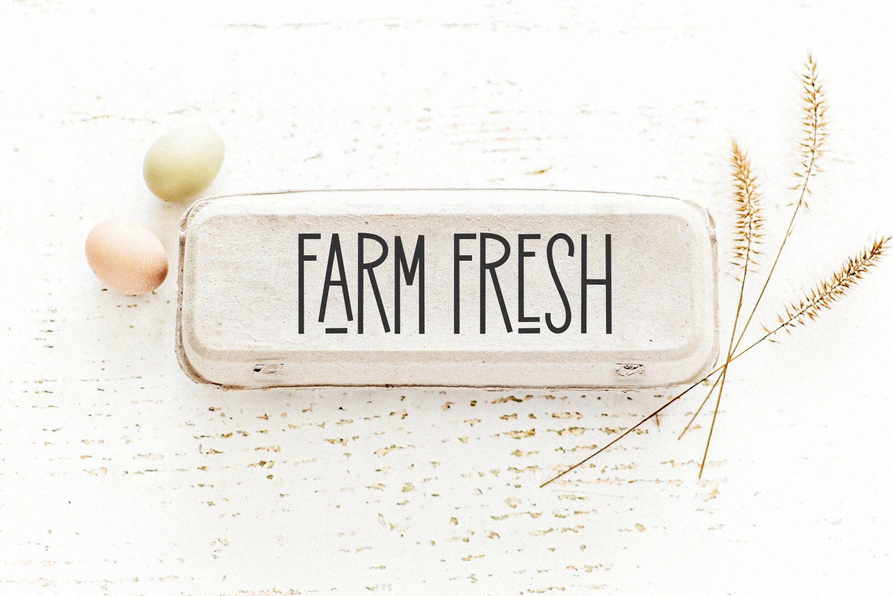 Maple Spruce Font - Tall Farmhouse Font, Handwritten Font, Cricut Fonts ...