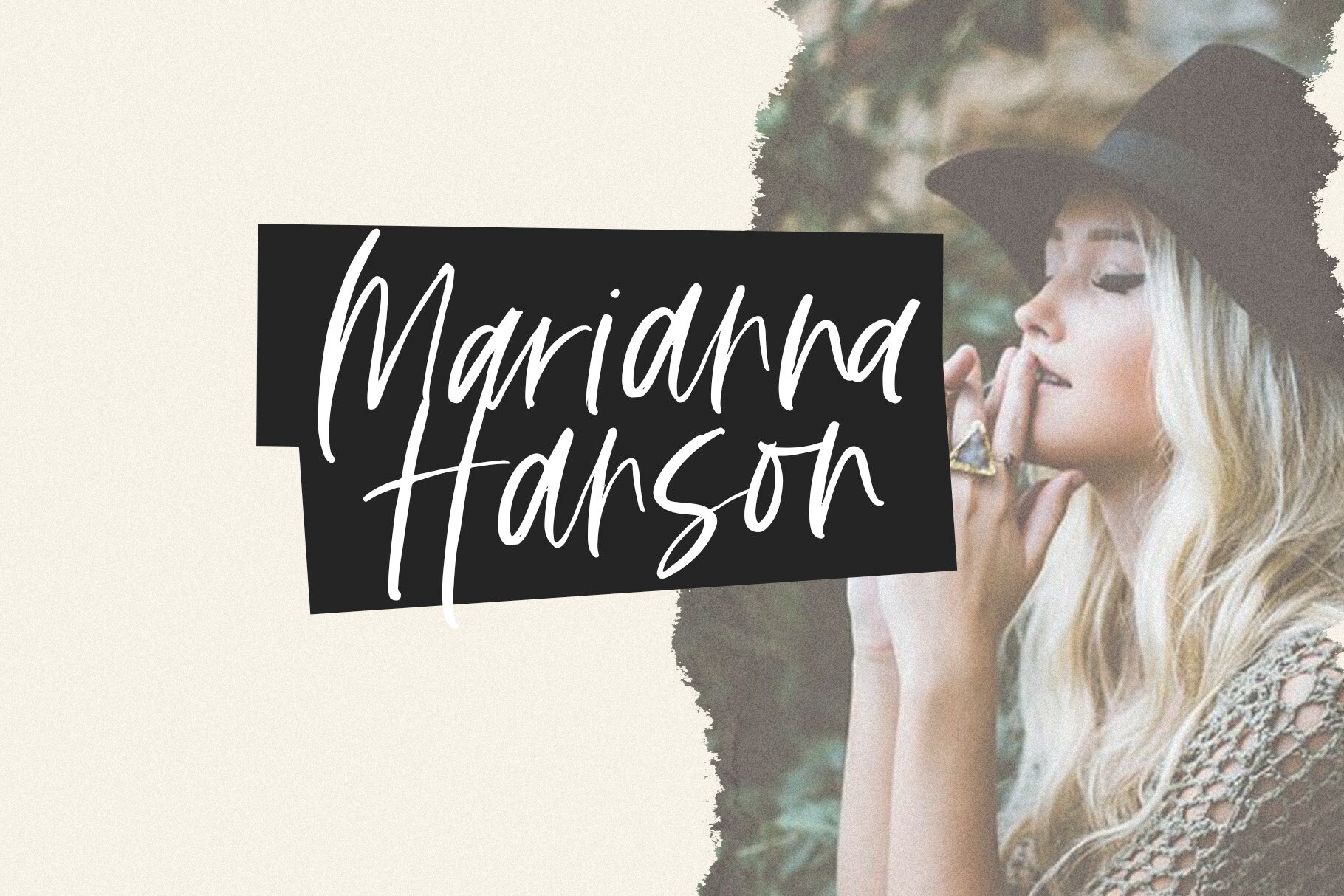 Fall Harvest Font A Handwritten Brush Font With Doodles | Etsy