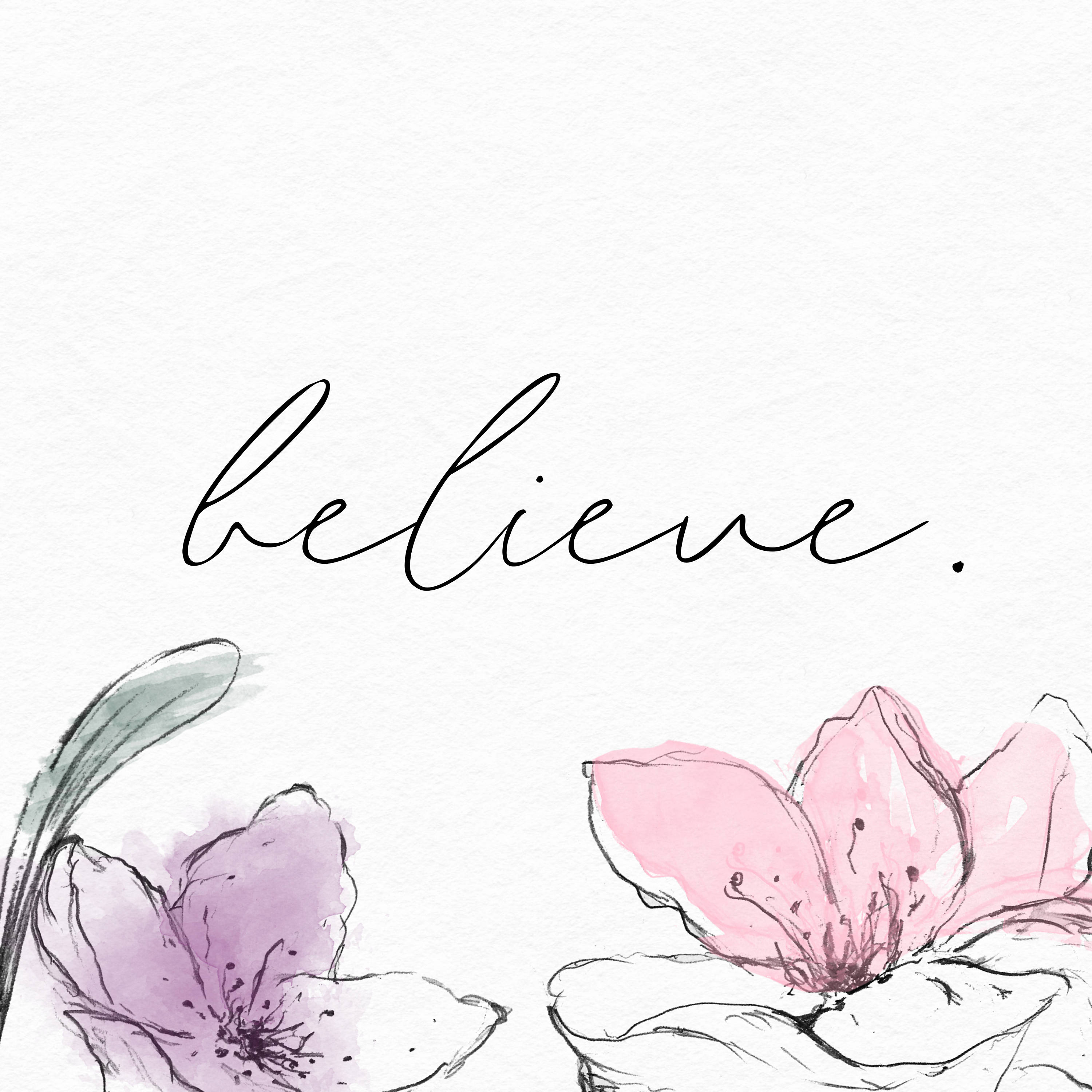 Watercolor Floral Clip Art Delicate Elements for Design | Etsy