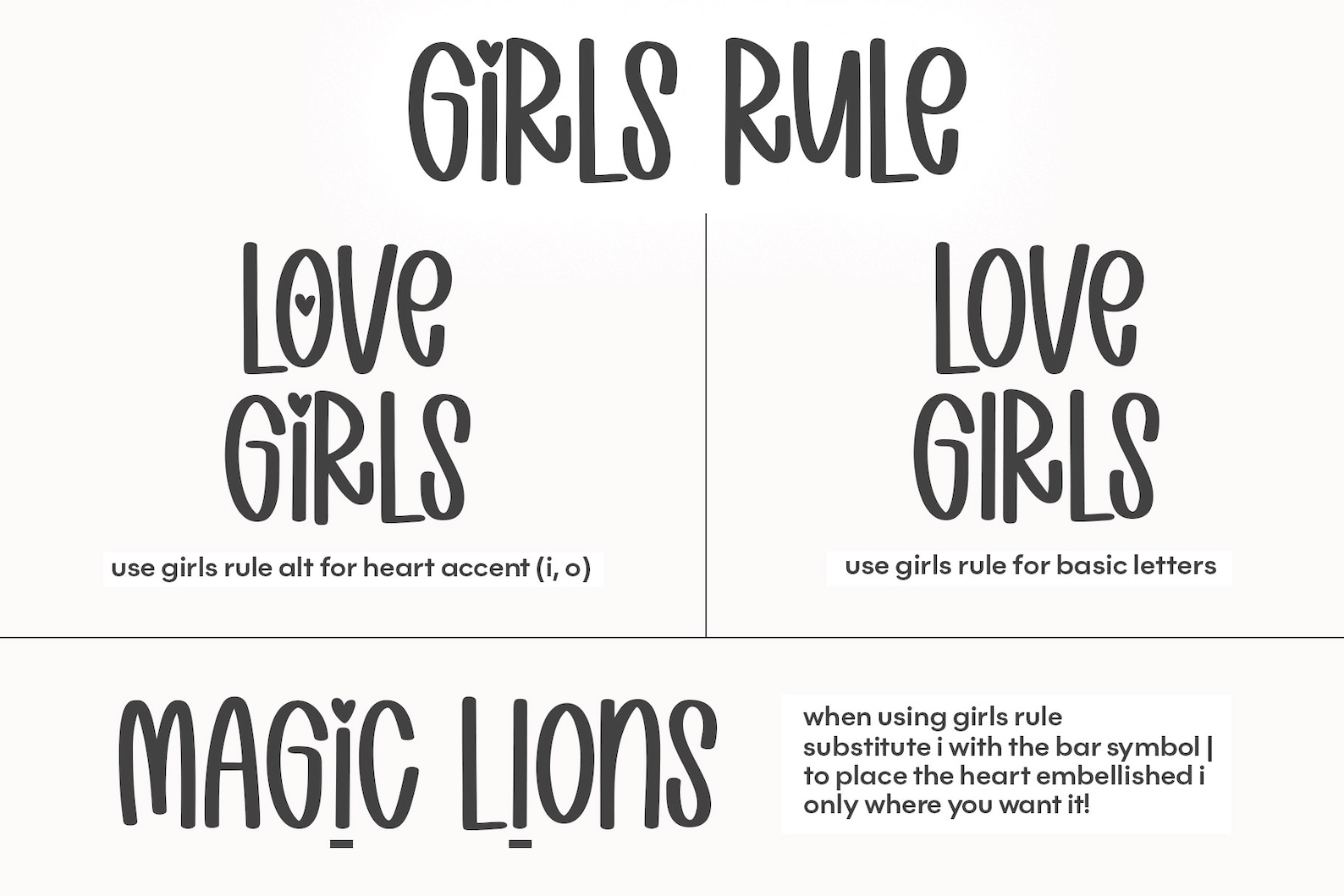 Girls Rule Font Cute Font, Cricut Fonts, Procreate Fonts, Modern Font ...