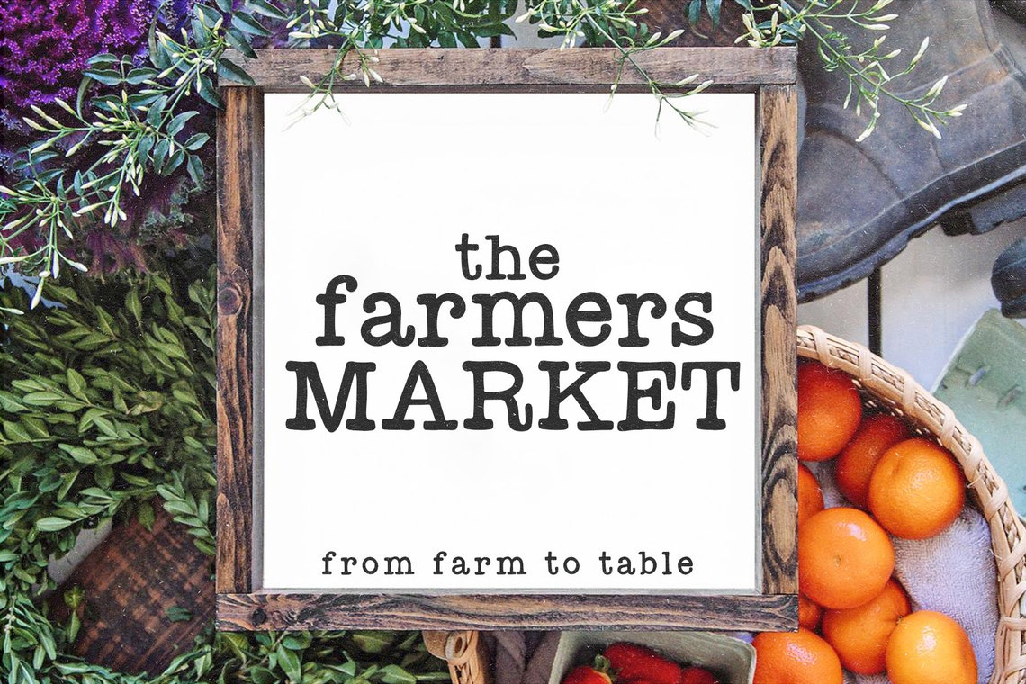 Farmland Font Typewriter Font Farmhouse Font Cricut Fonts - Etsy