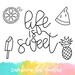 Tropical Doodles A Hand-drawn Doodle Font Summer Doodles TTF - Etsy