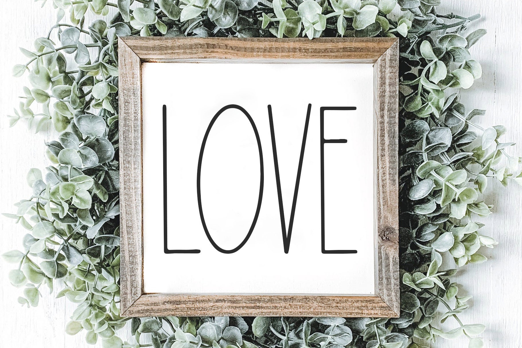 Rustic Ranch Font - Tall Farmhouse Font, Handwritten Font, Cricut Fonts ...
