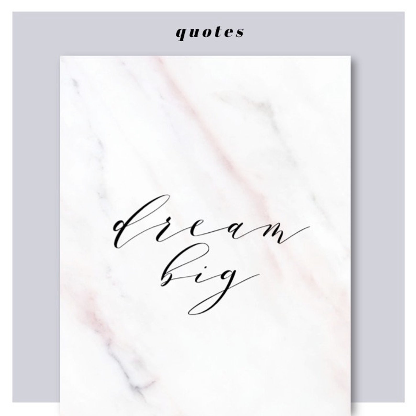 Minimalist Quotes Printable Dashboards / Planners blush - Etsy