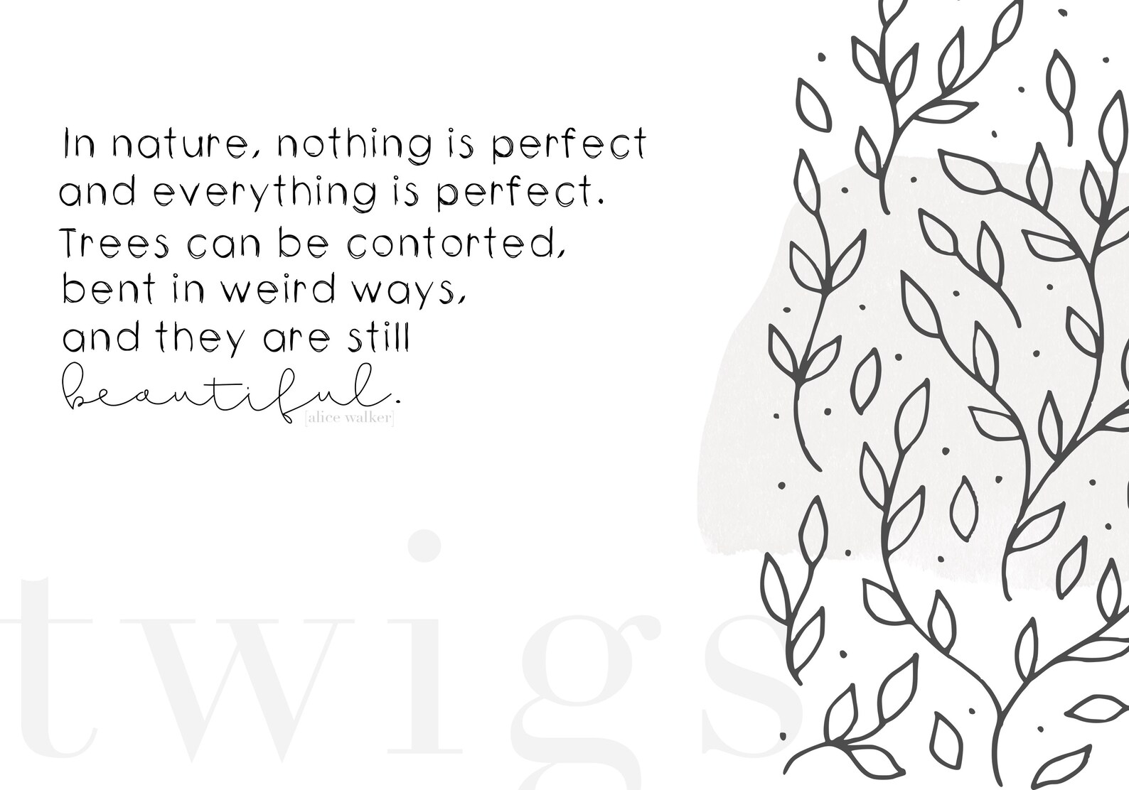 Twigs Handwritten Scribble Font TTF / OTF - Etsy