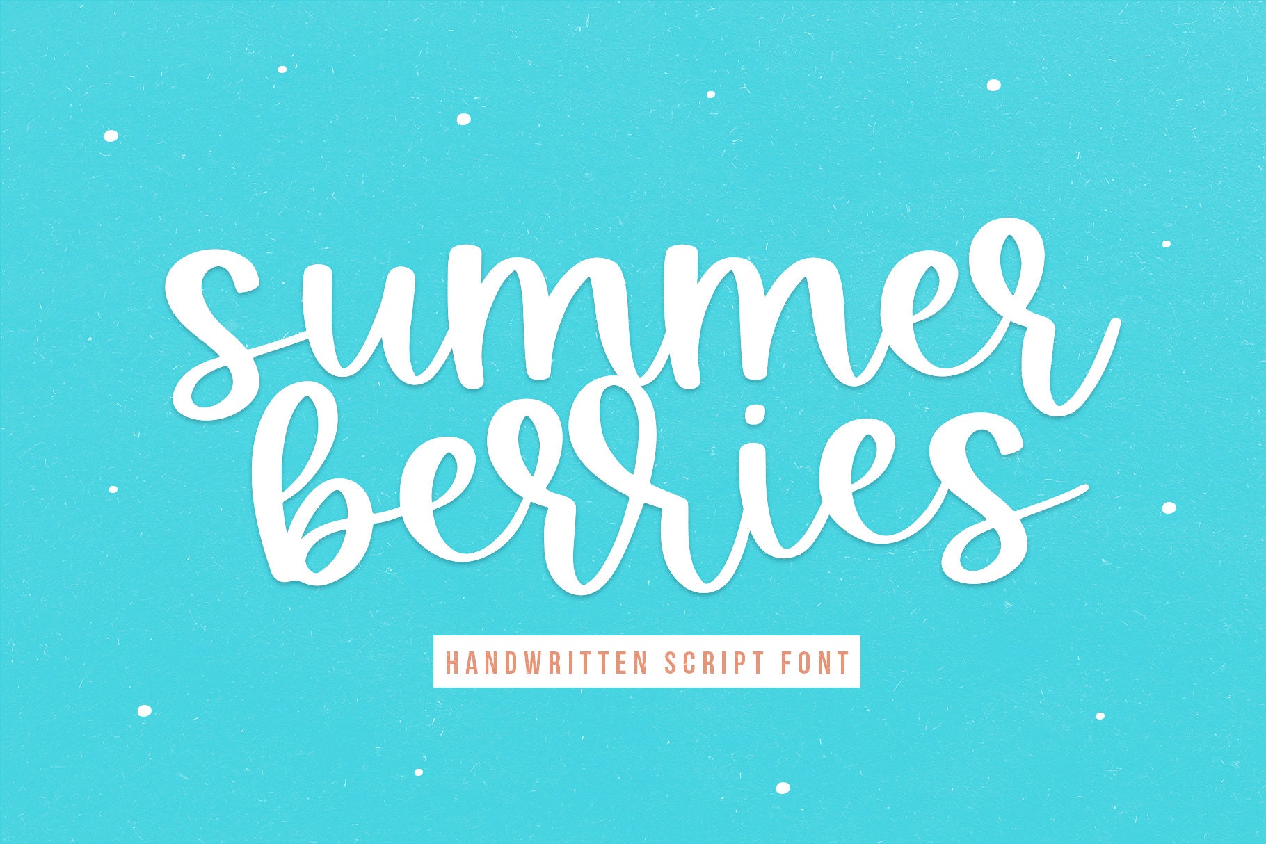 Summer Berries Font Bouncy Script Font Cricut Fonts - Etsy