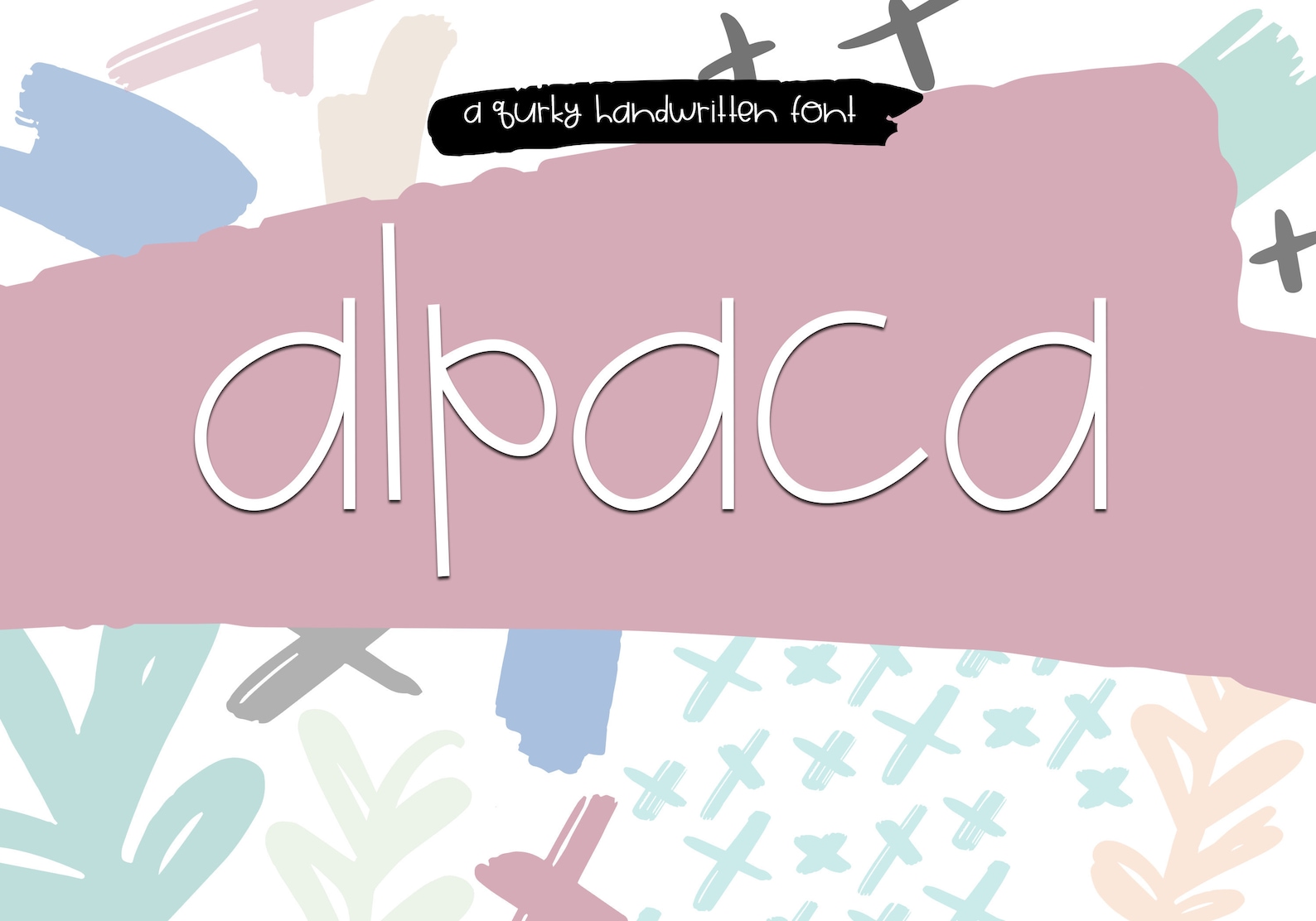 Alpaca Font - Handwritten Quirky Font, Fonts for Cricut - Etsy