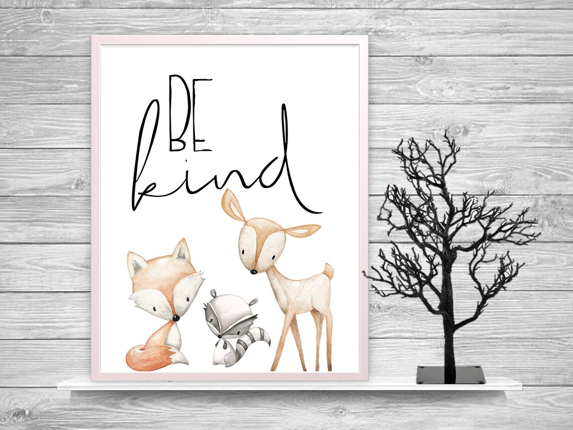 Woodland Animals Printable Wall Art 8x10 Posters Digital - Etsy