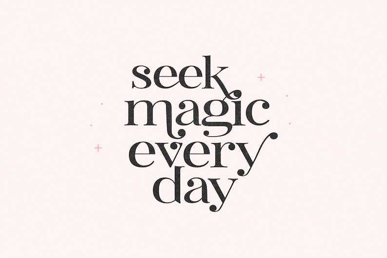 Magic Makers Font Serif Font Modern Font Boho Font - Etsy