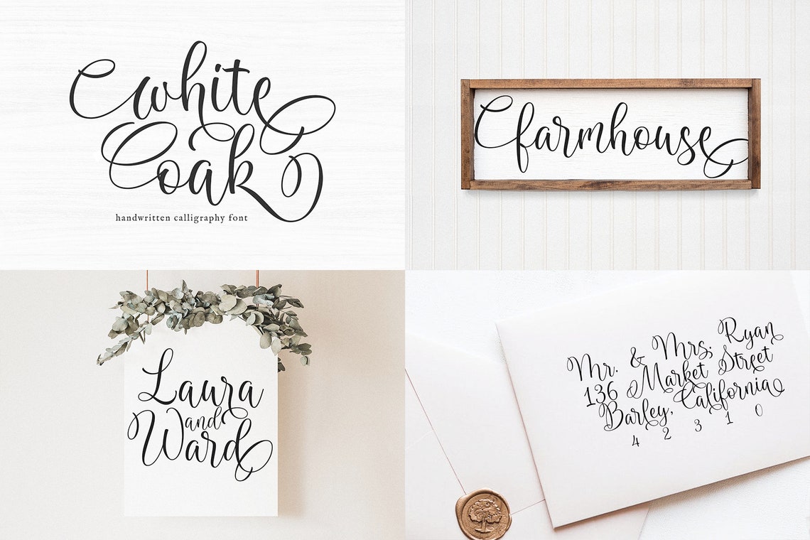 Farmhouse Font Bundle Part 4 Cricut Fonts Farmhouse Fonts - Etsy