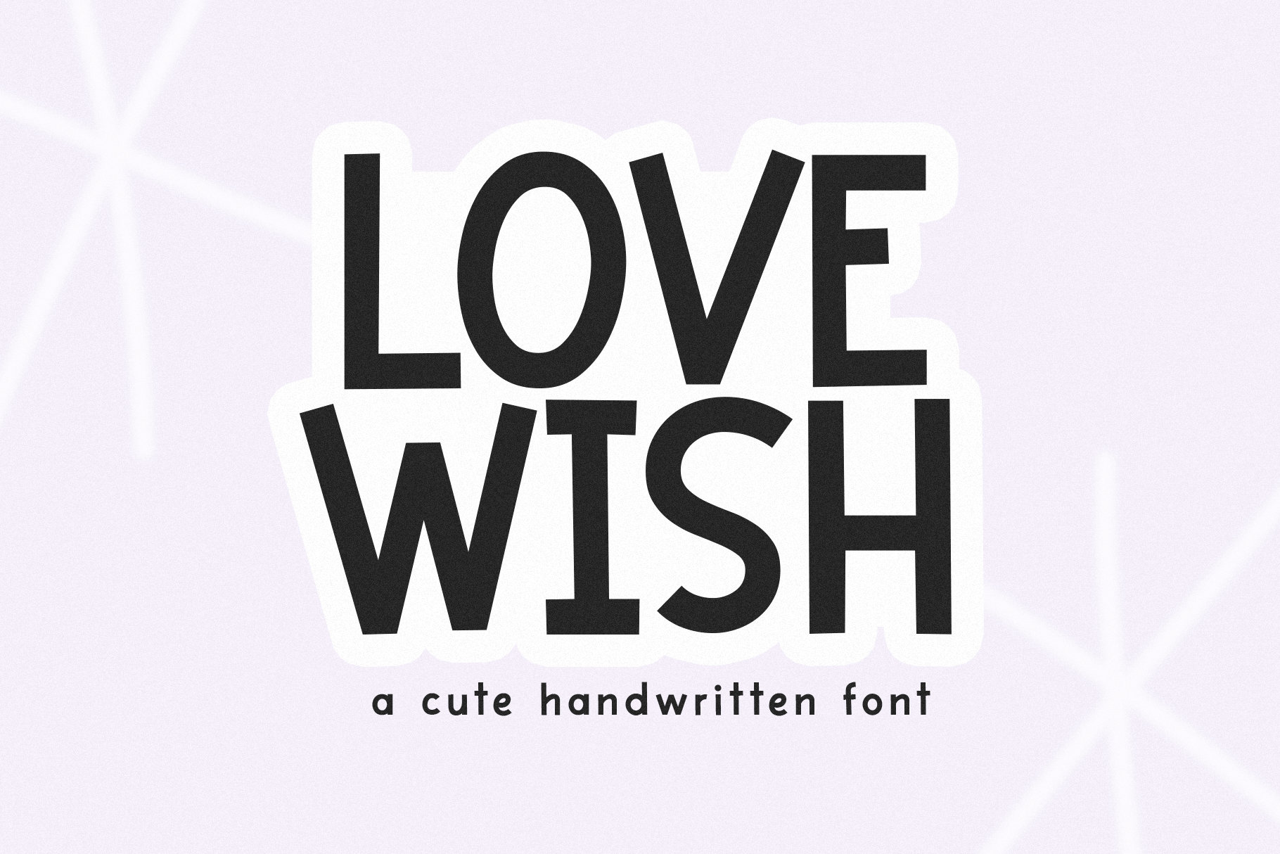 Lovewish Font Handwritten Font Cricut Fonts Cute Font - Etsy
