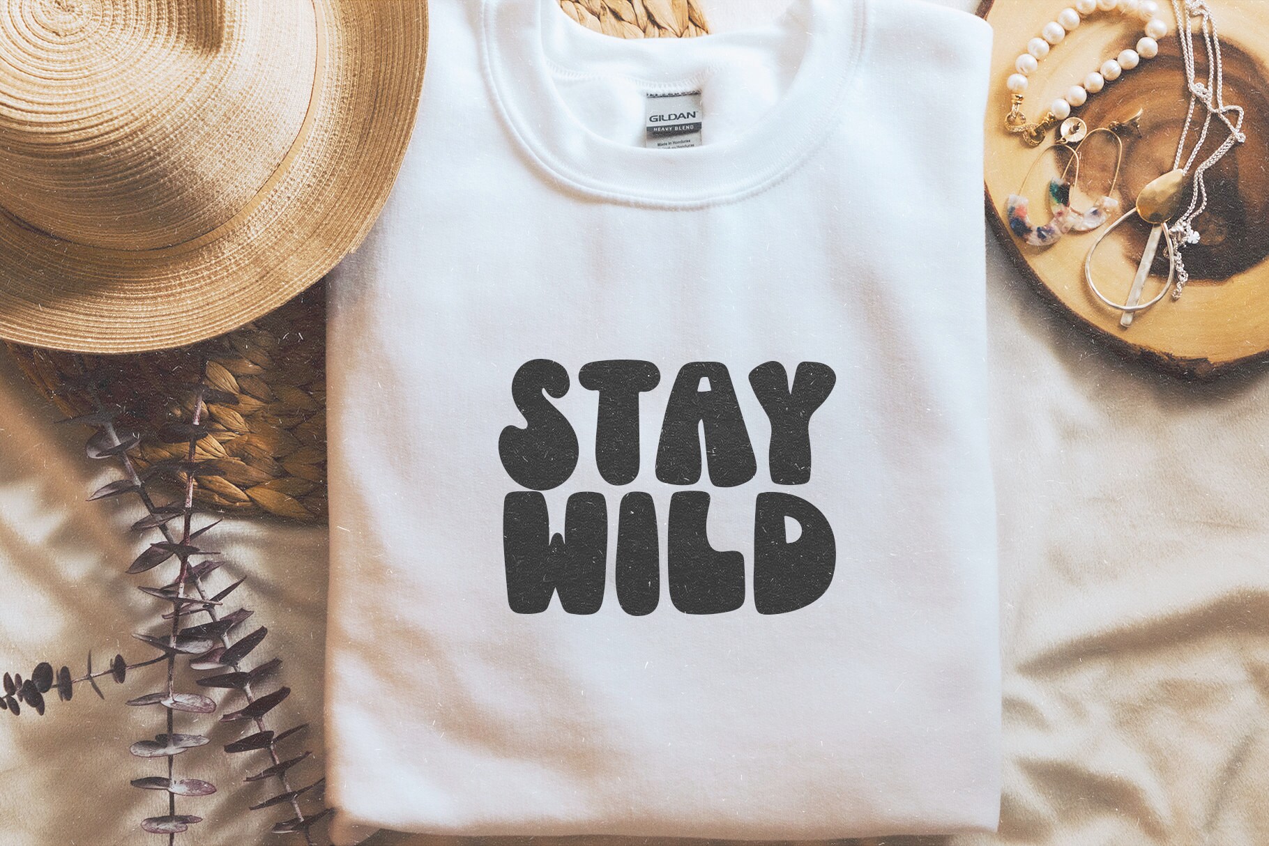 Good Vibes Retro Font Groovy Font Modern Font Hippie - Etsy