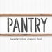 Pantry Font - Stencil Font, Farmhouse Font, Cricut Fonts, Modern Font ...