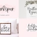 Mini Modern Script Font Bundle Part FOUR Handwritten Fonts - Etsy