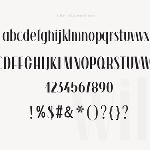 Wilk - A Classy Sans Serif Font - TTF / OTF - Etsy