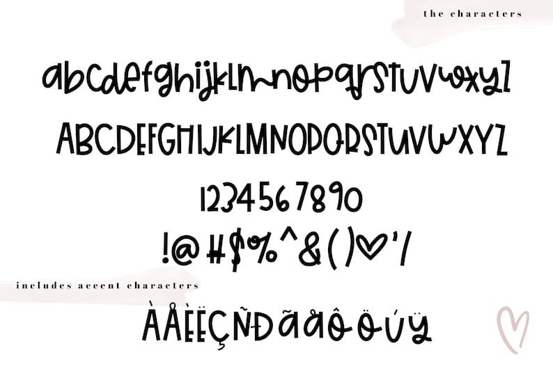 Ultimately Font Bold & Fun Handwritten Font Fonts for | Etsy