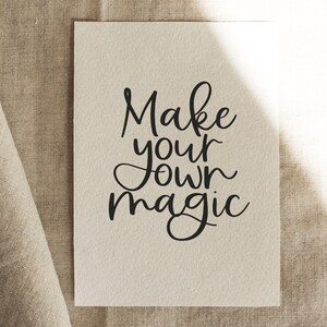 Falling Leaves Font - Script & Print Handwritten Font TRIO, Fonts for ...