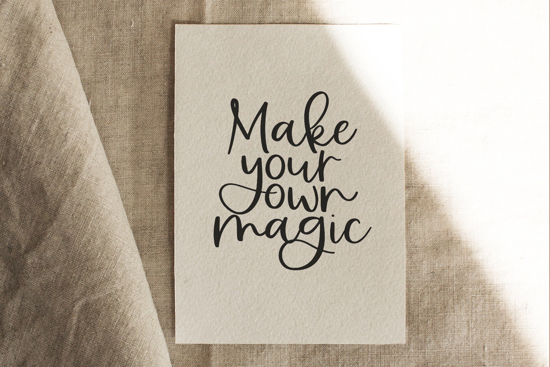 Falling Leaves Font - Script & Print Handwritten Font TRIO, Fonts for ...