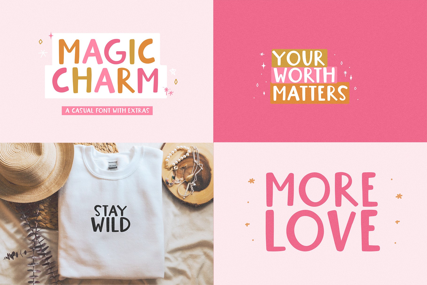 Font Bundle Cute Fonts Retro Fonts Cricut Font Bundle - Etsy