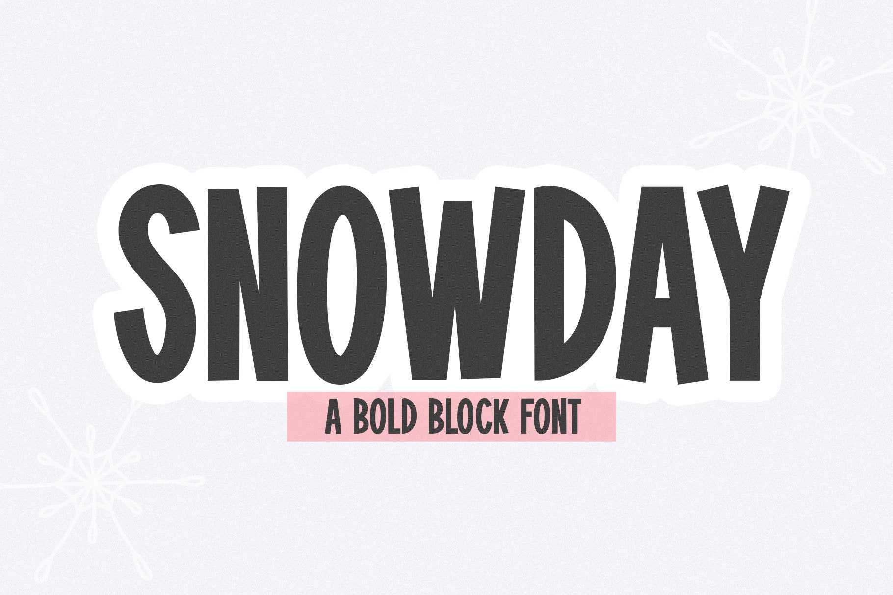 Snowday Font Handwritten Font Cricut Fonts Cute Font - Etsy