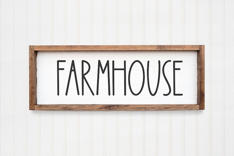Rustic Ranch Font Tall Farmhouse Font Handwritten Font - Etsy