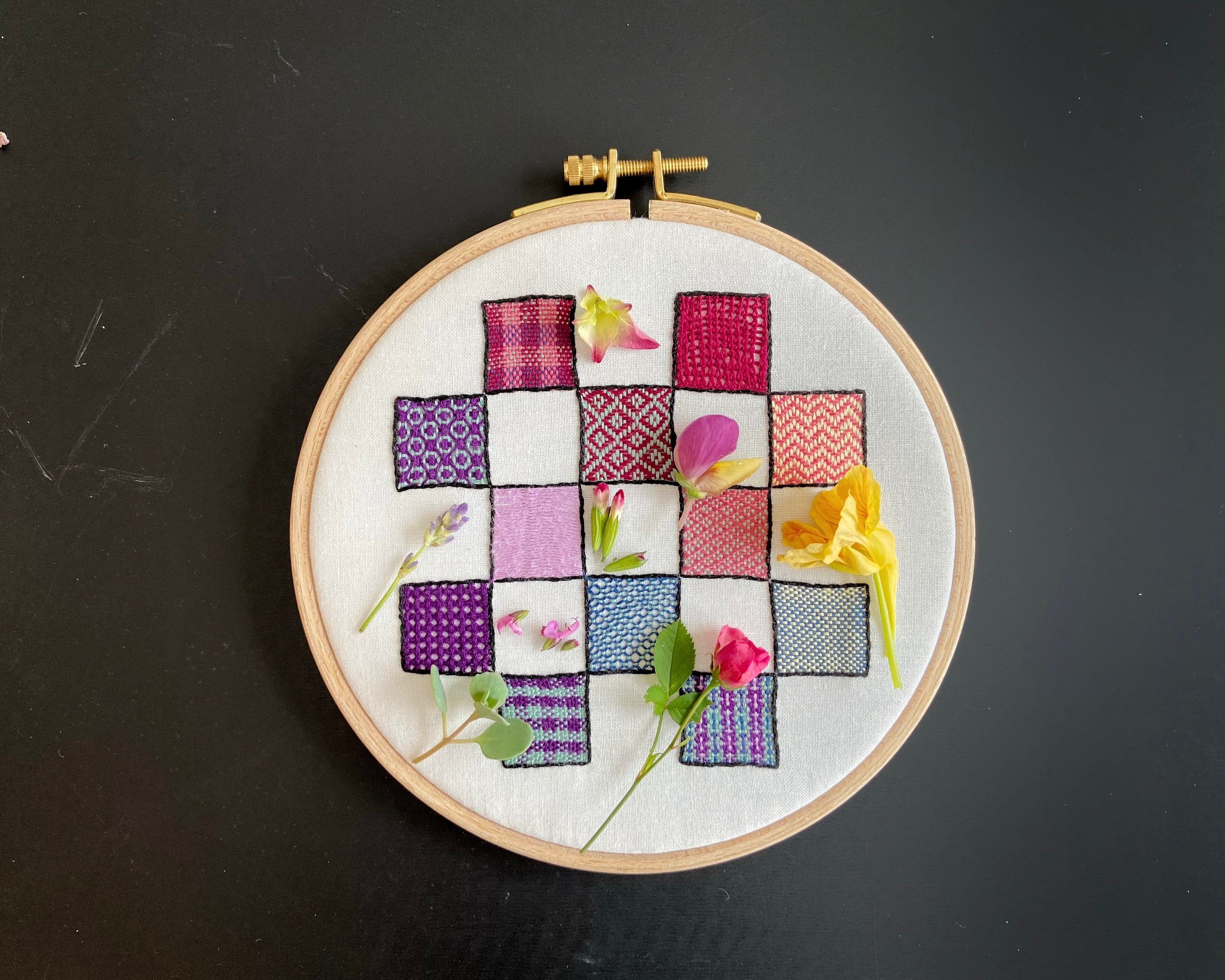Embroidery Pattern Texture Sampler PDF Pattern and Tutorial - Etsy