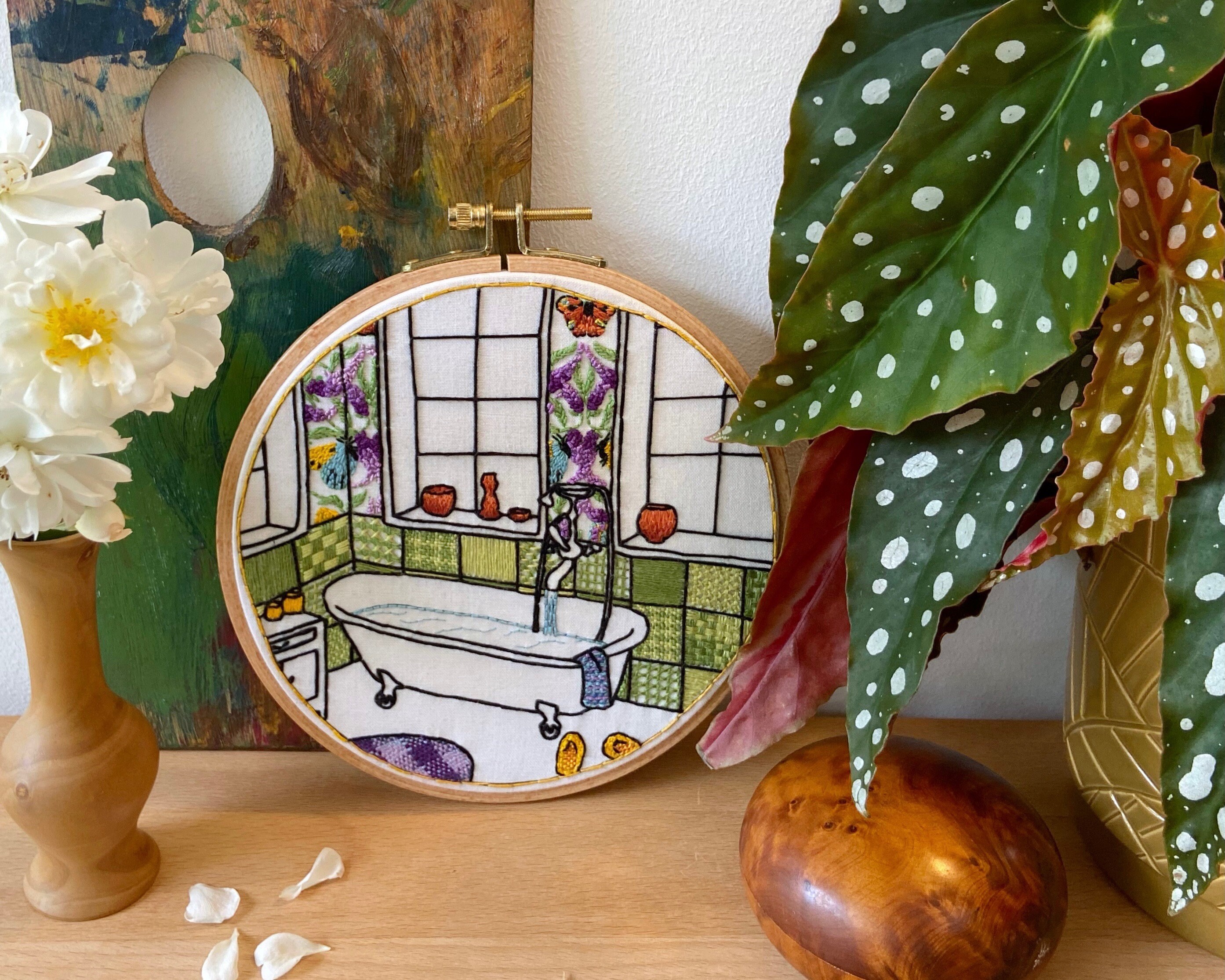 PDF PATTERN BUNDLE, Modern Embroidery Hoop Art, Advanced Embroidery ...