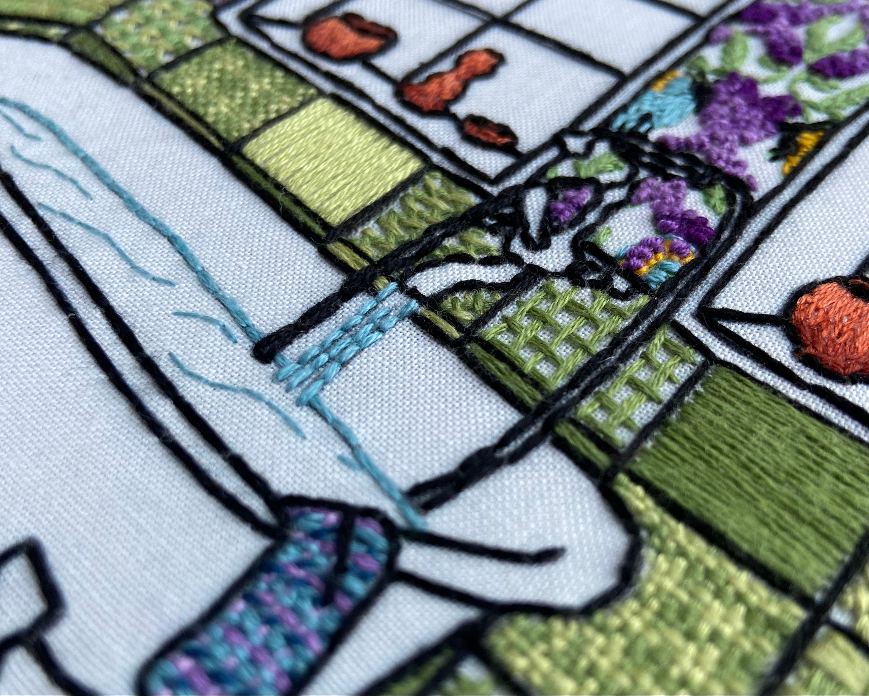 PDF PATTERN BUNDLE, Modern Embroidery Hoop Art, Advanced Embroidery ...