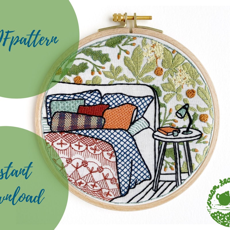 Modern Embroidery - Etsy