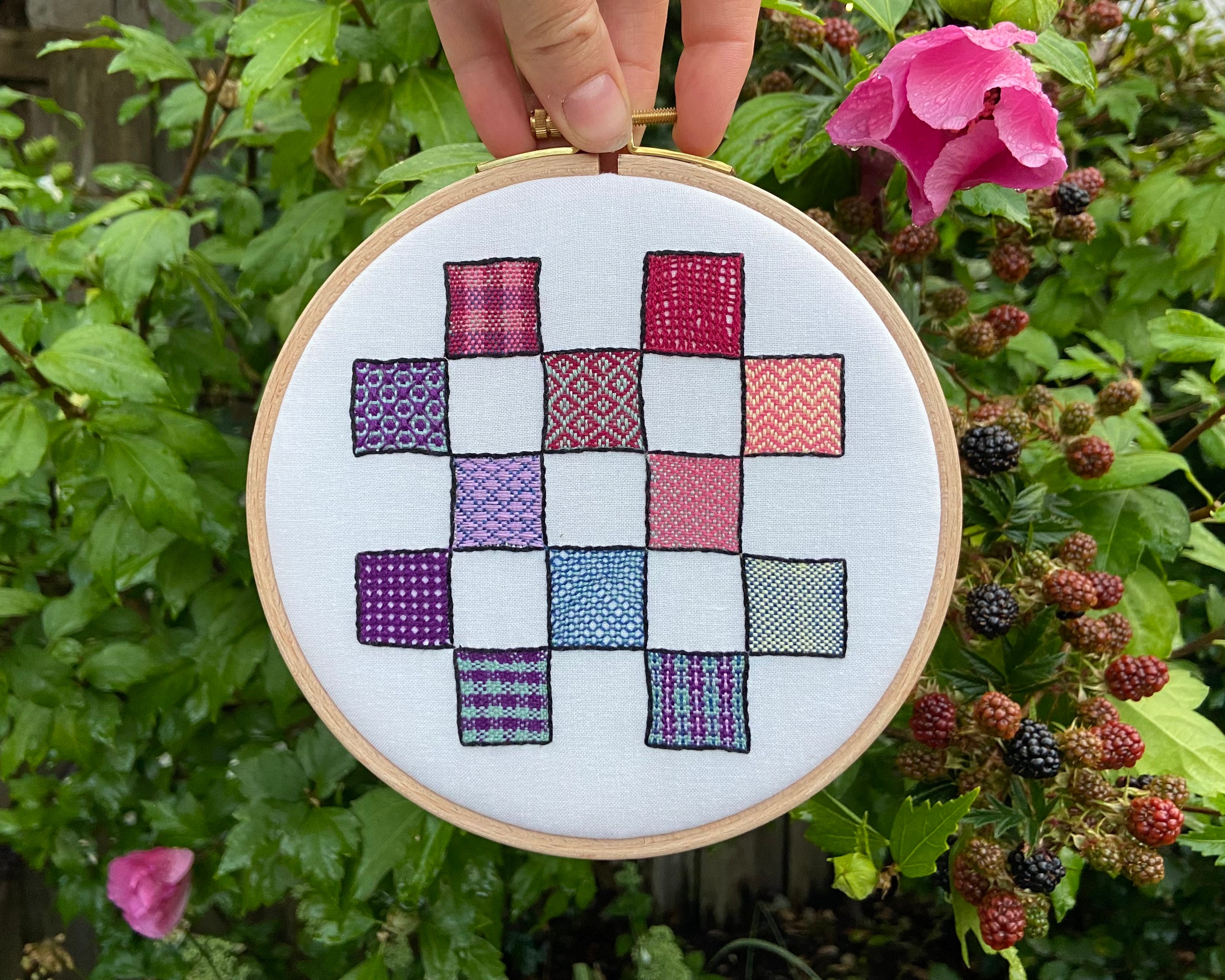 Embroidery Pattern Texture Sampler PDF Pattern and Tutorial - Etsy