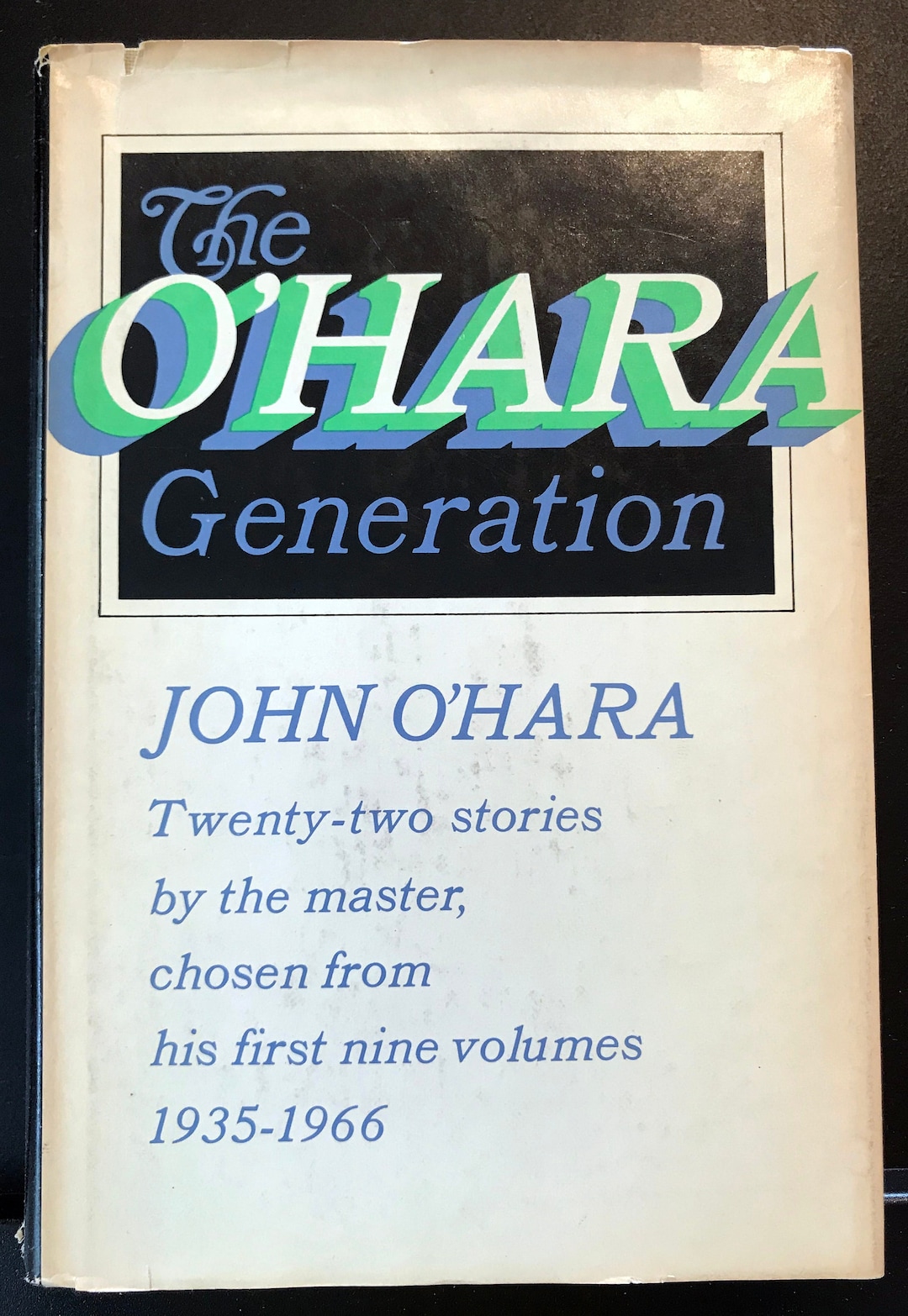 1969 the O'hara Generation by John O'hara 1st Edition Book Novel Short ...