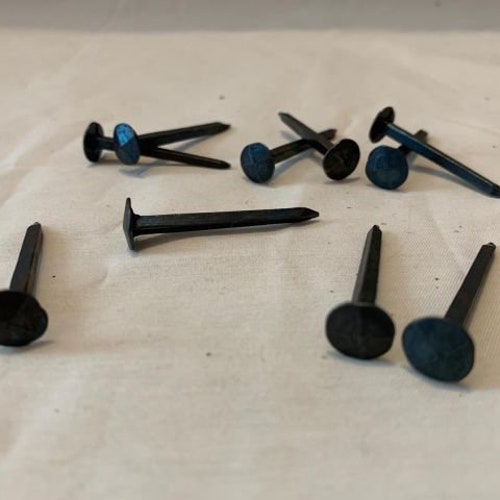Hand Forged Iron Nails Different Sizes Black Iron - Etsy
